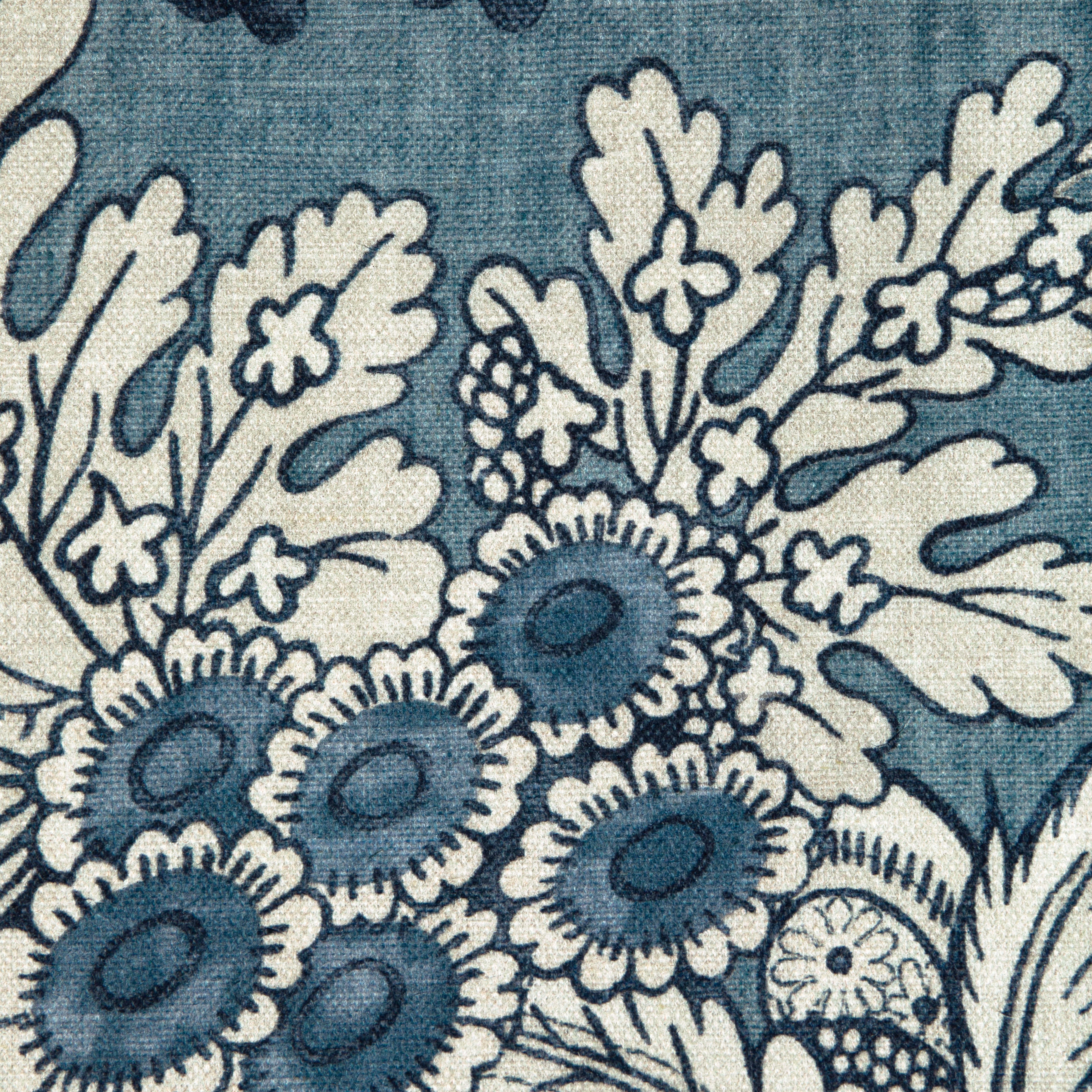 Jennings Print Fabric (Blue) – Bunny Williams Home