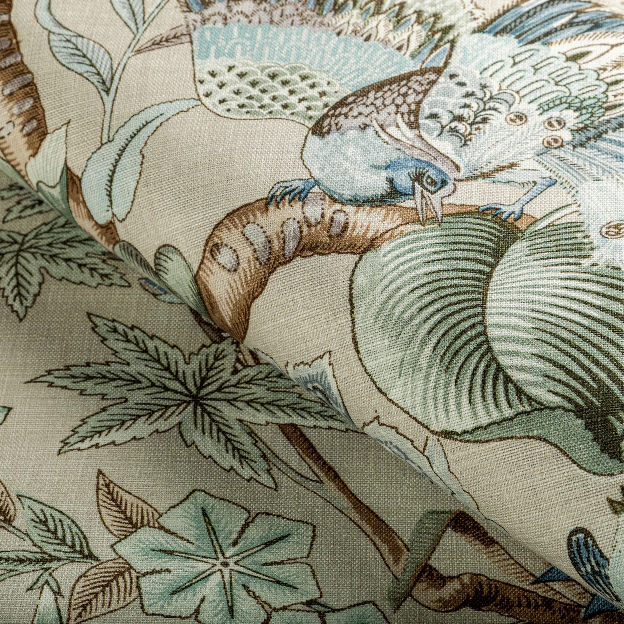 Greenfield Print Fabric (Sky) – Bunny Williams Home
