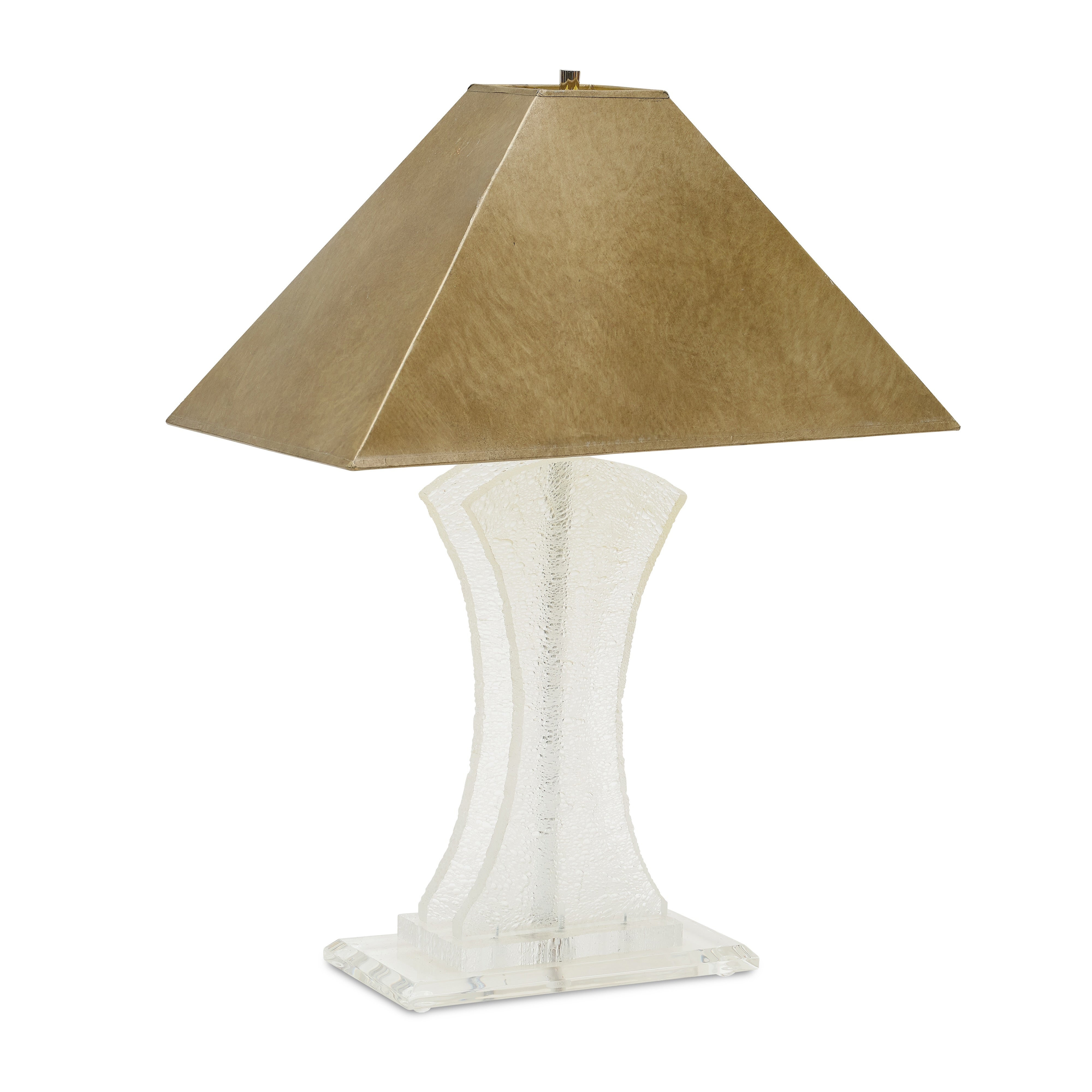20th Century Lucite Lamps with Silver Paper Shades (Pair) – Bunny ...