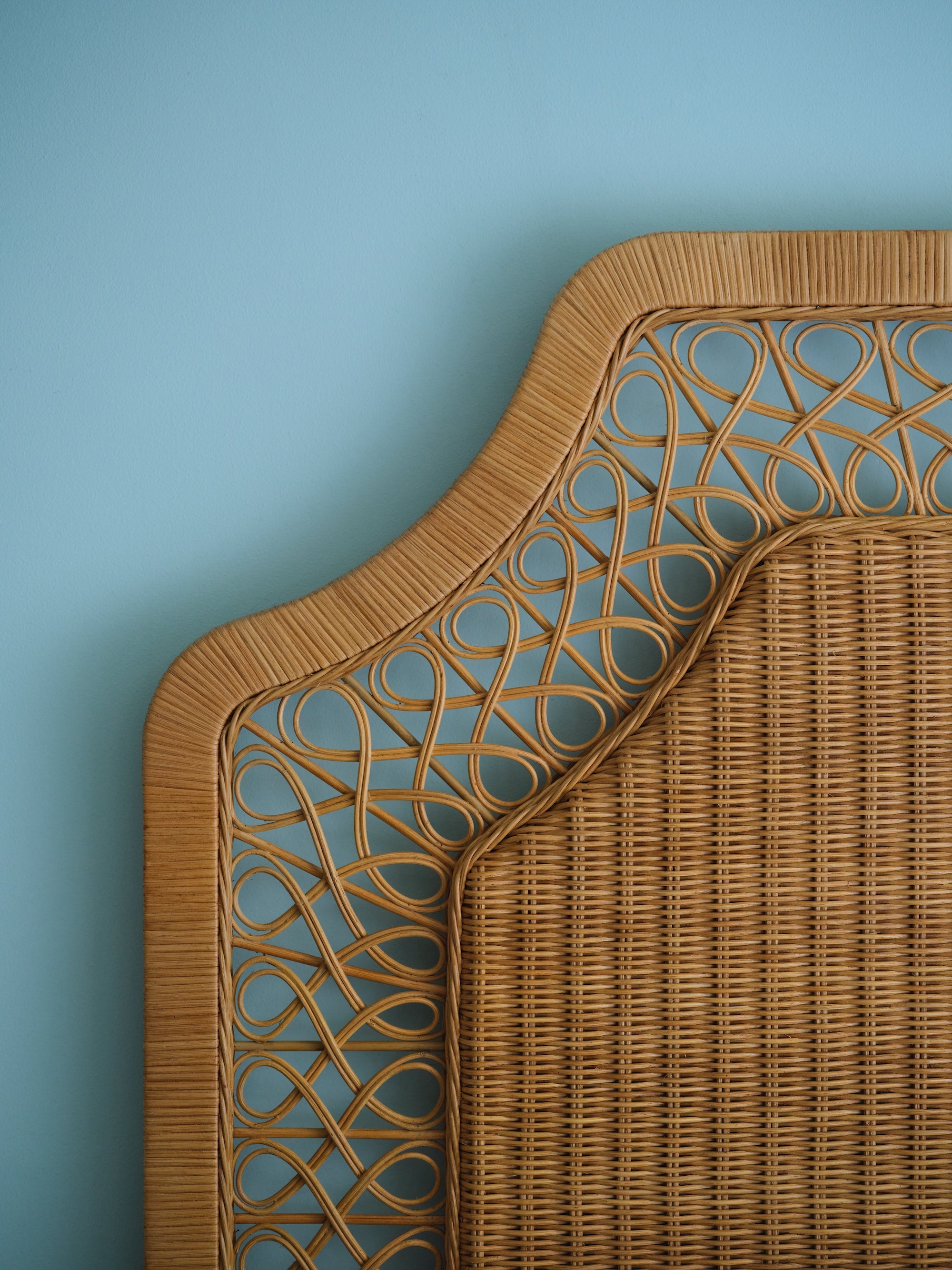 Tambour Wicker Coffee Table by Bunny Williams Home