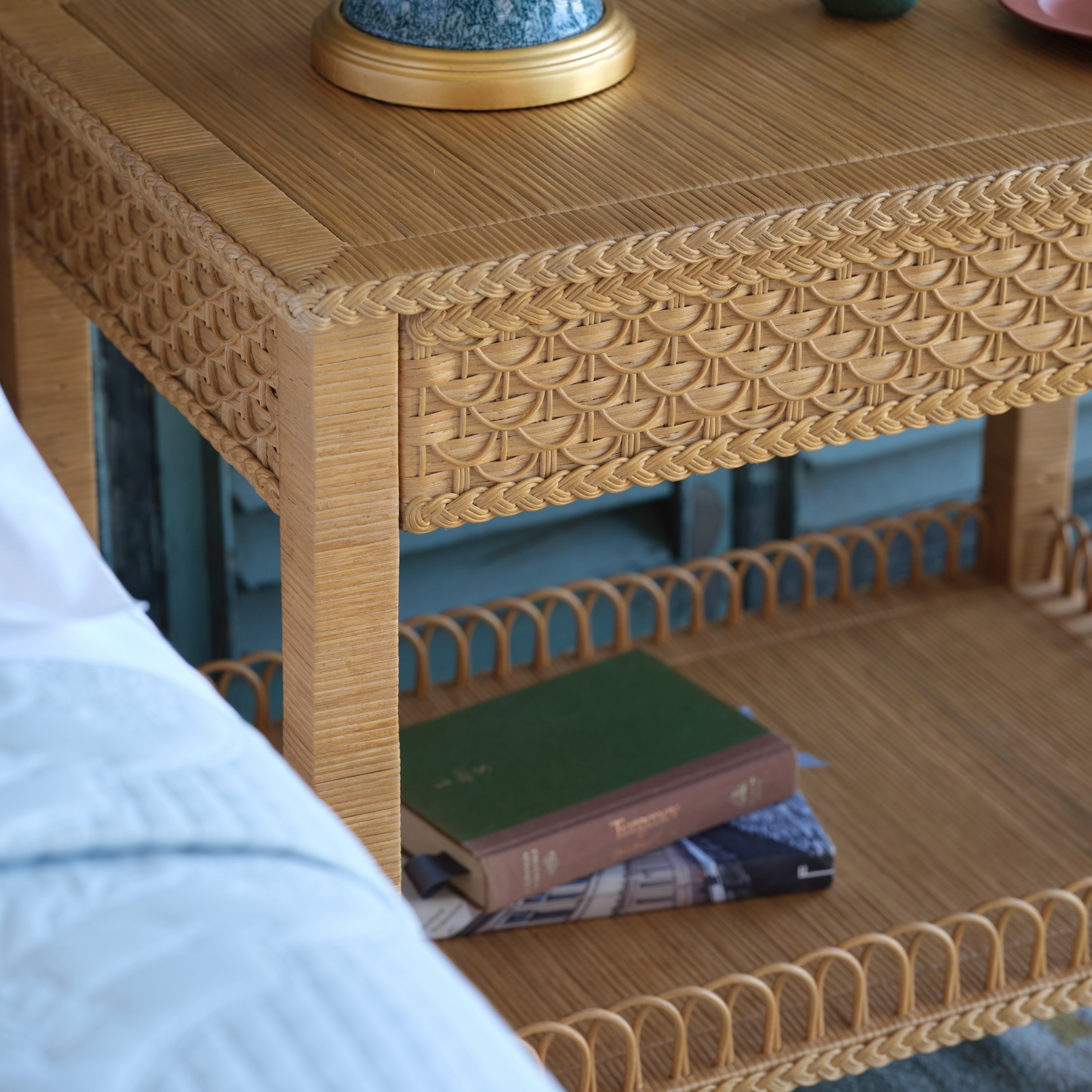 Barbados Woven Side Table by Bunny Williams Home