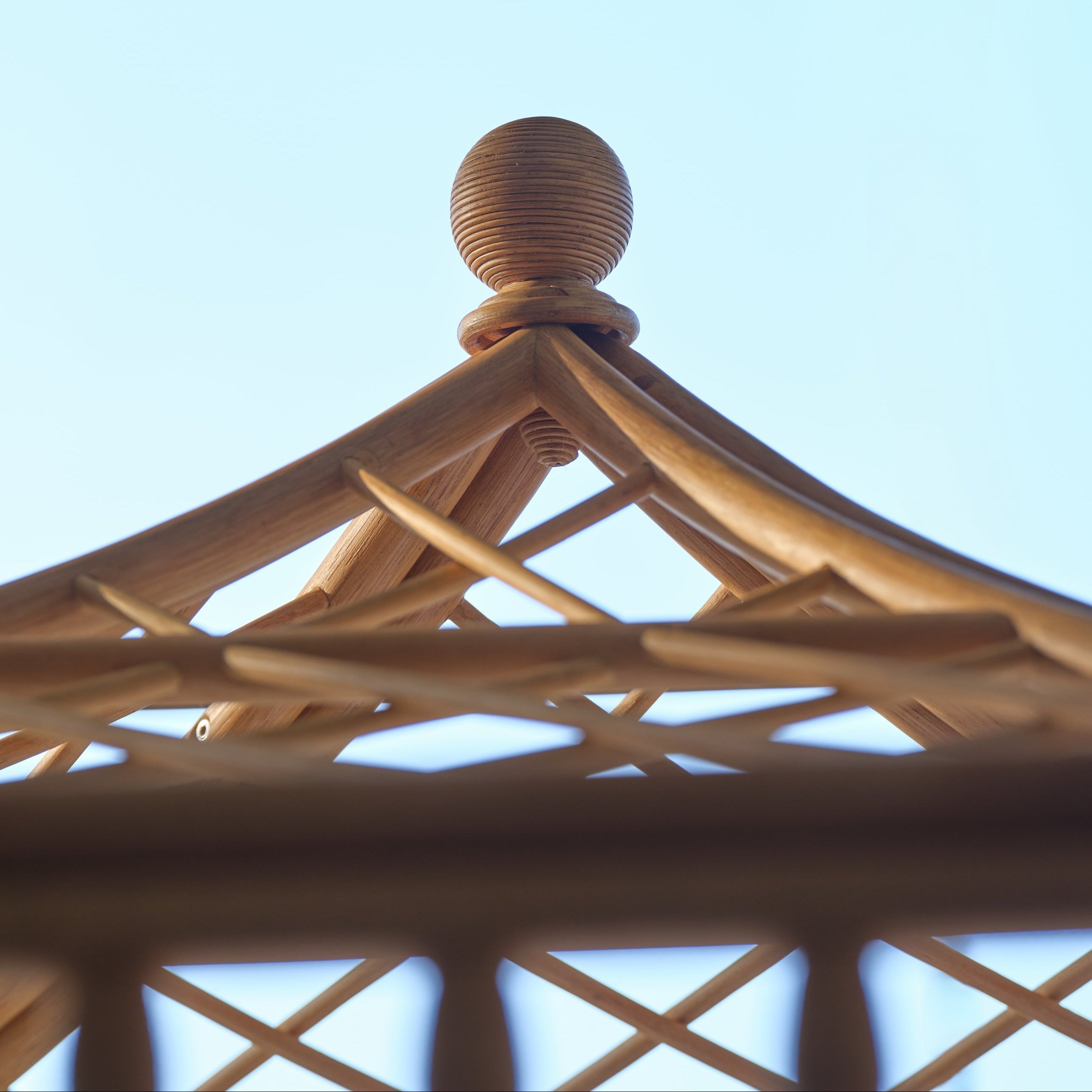 Rattan Trellis Canopy Bed by Bunny Williams Home