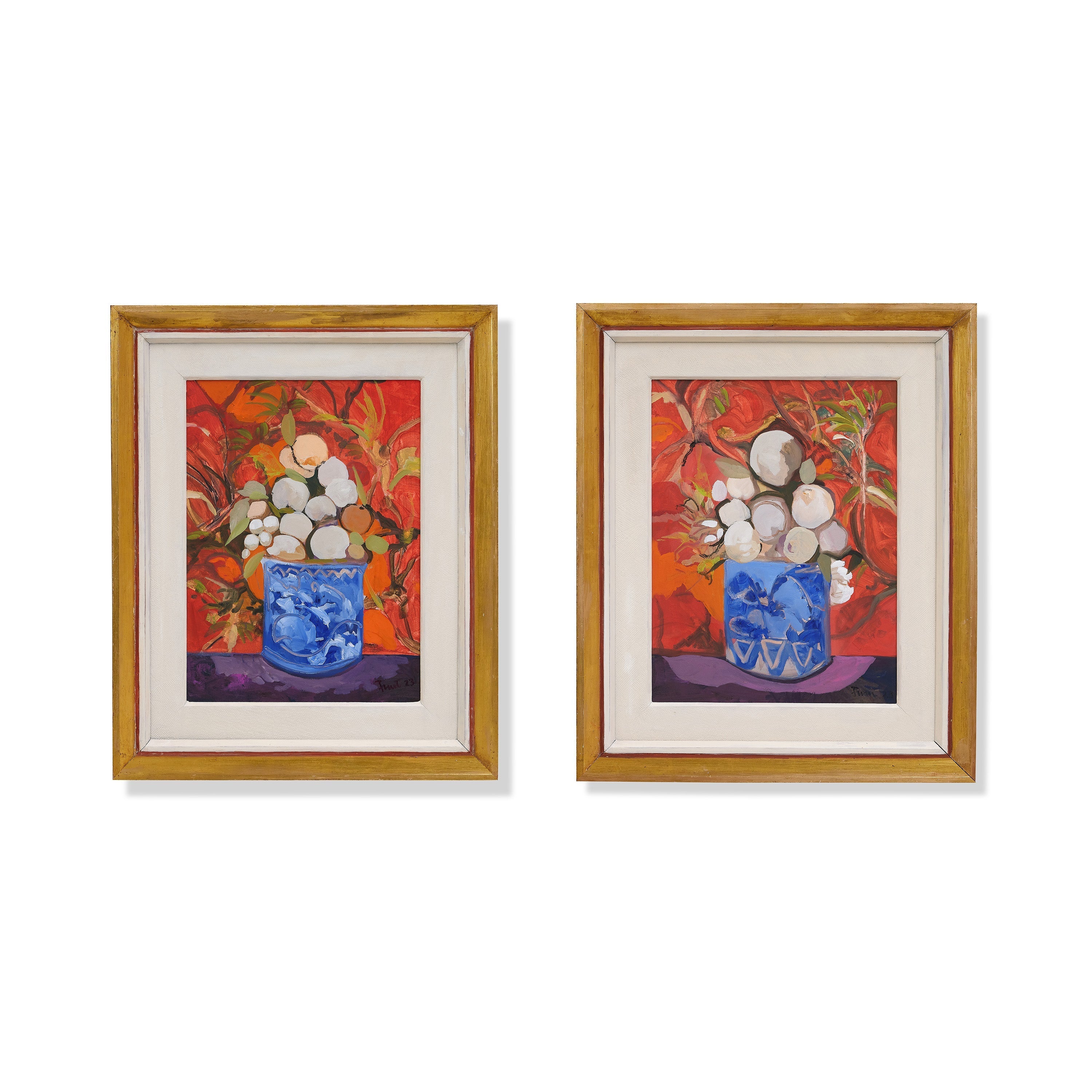 Stone Fruit in a Brush Pot I and II by John Funt, 2023 – Bunny Williams ...