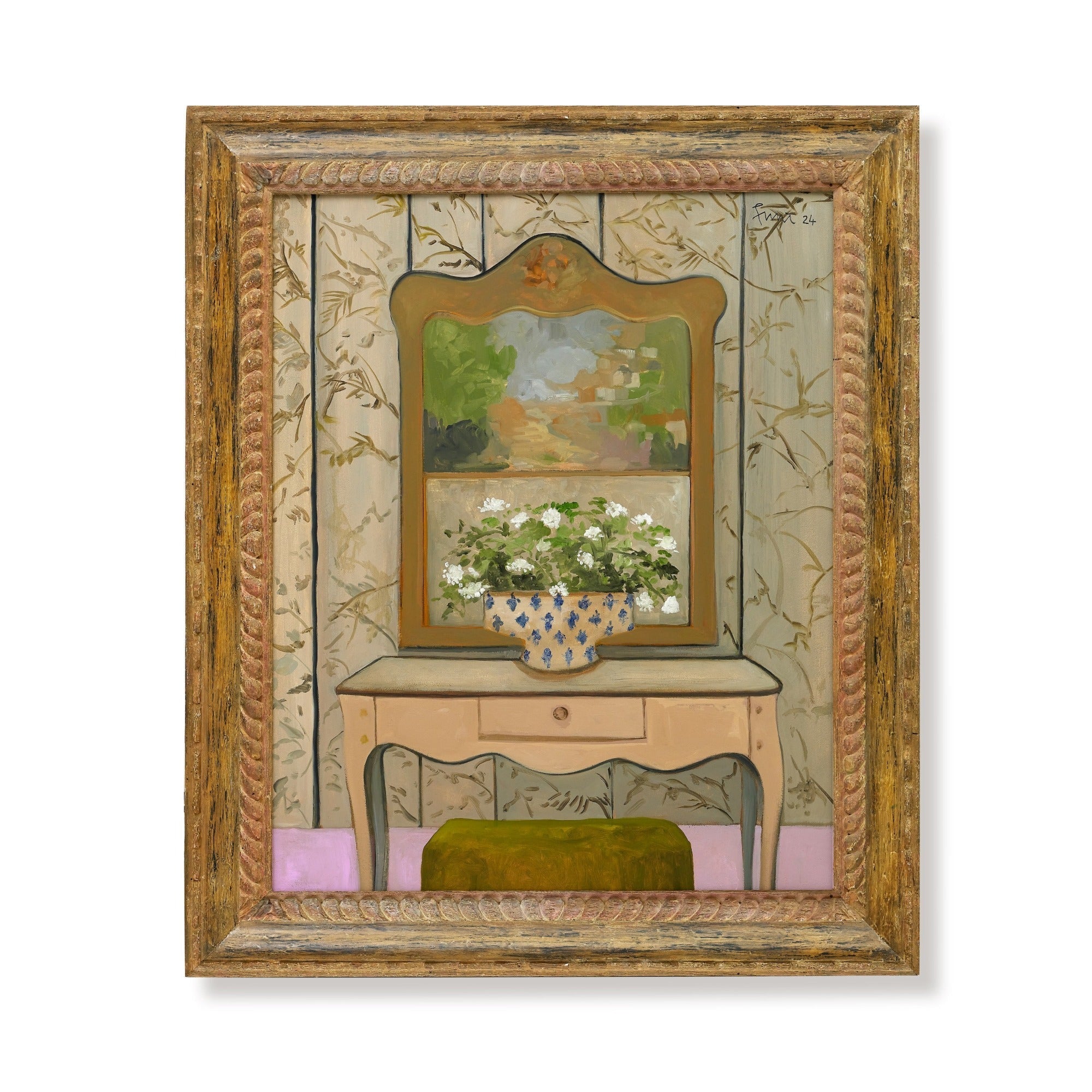 Flowers Before a Trumeau by John Funt, 2024 (40" x 34") – Bunny ...