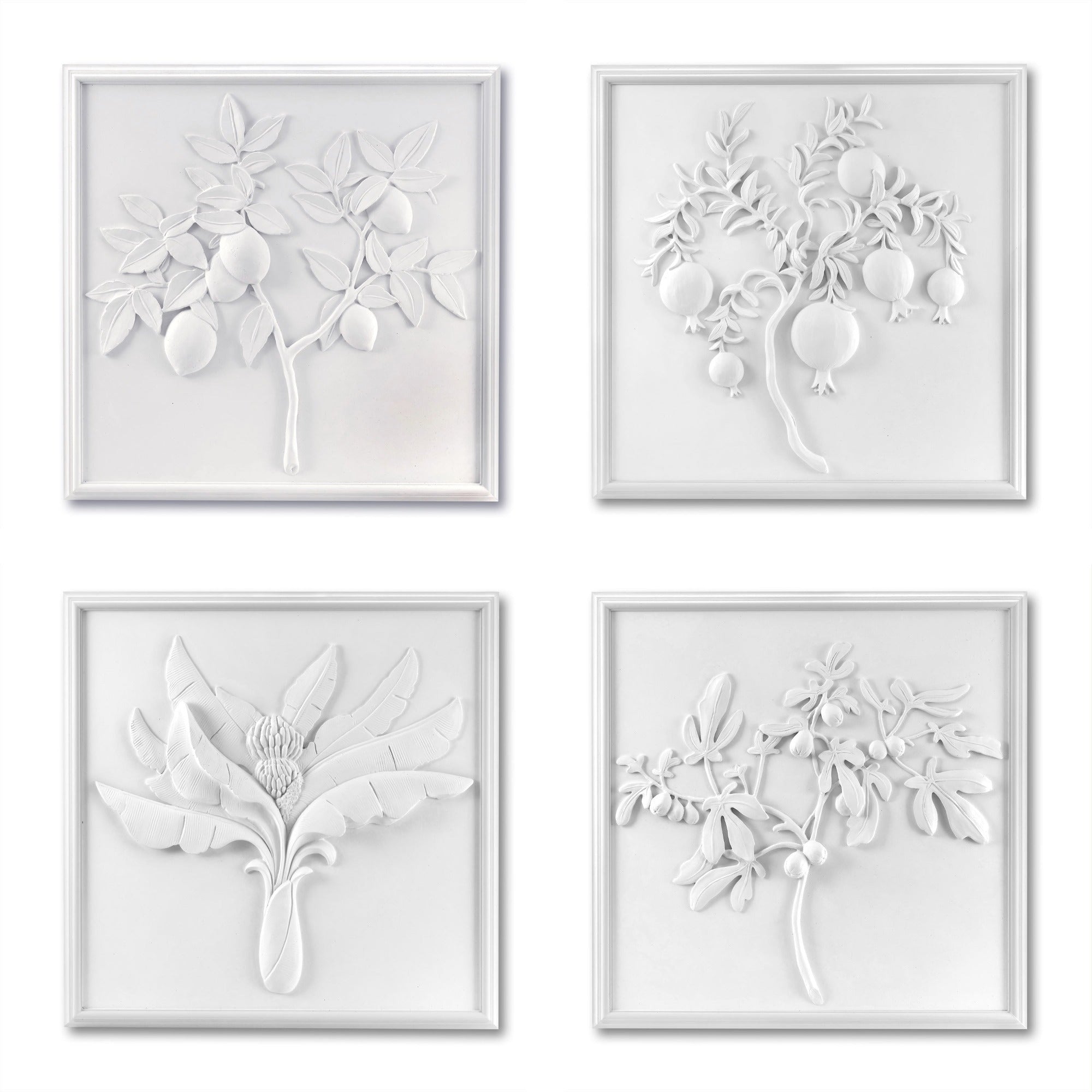 Plaster Panels - Set of 4 - Bunny Williams Home Wall Art