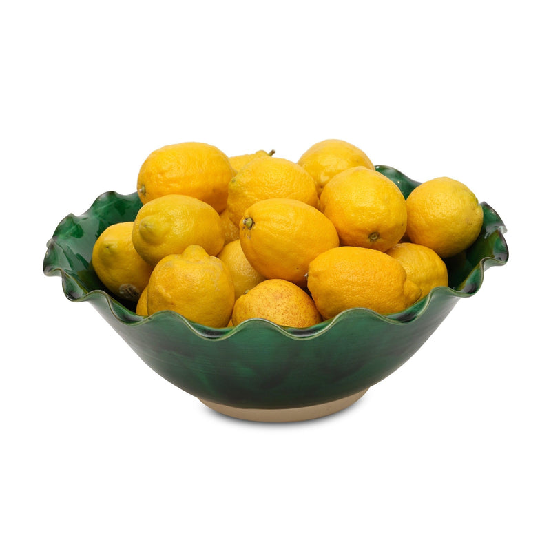 Ruffle Bowl (Jade - 15") – Bunny Williams Home